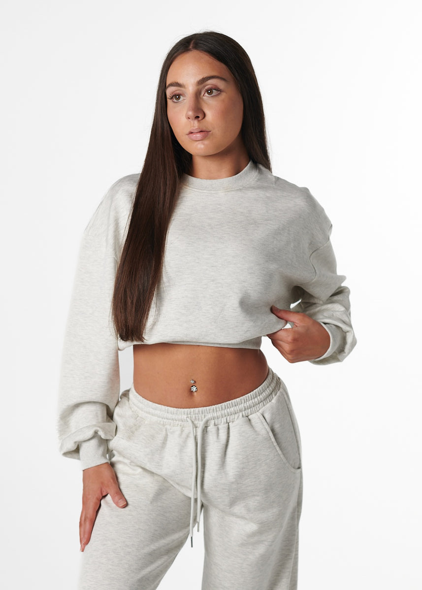 LOUNGE MIDI JUMPER - GREY – Velocity Activewear
